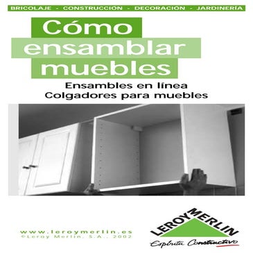 Como Ensamblar Muebles | PDF