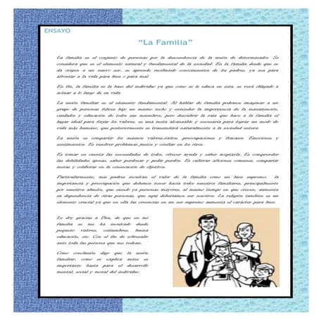 Ensayo DE FAMILIA | DOCX