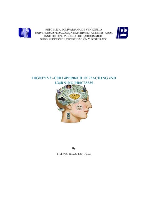 Cognitive Code Approach | PDF Cognitive Code Approach | PDF