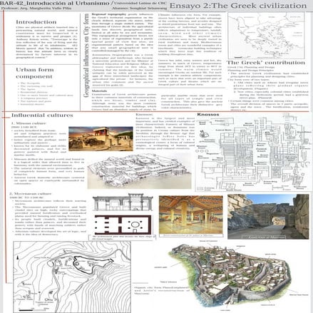 Ancient Greek Urban form essay | PDF