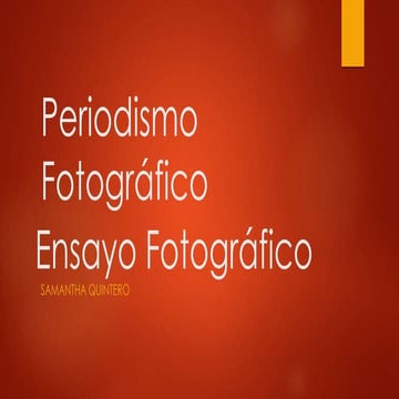 Ensayo fotografico | PPTX