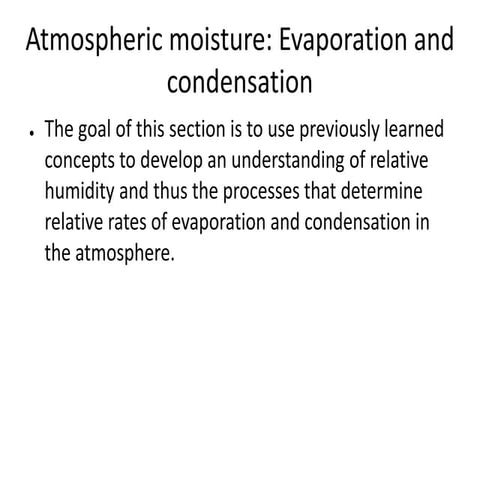Enst202 atmospheric moisture | PDF | Chemistry | Science
