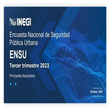ENSU septiembre 2023 | PPT