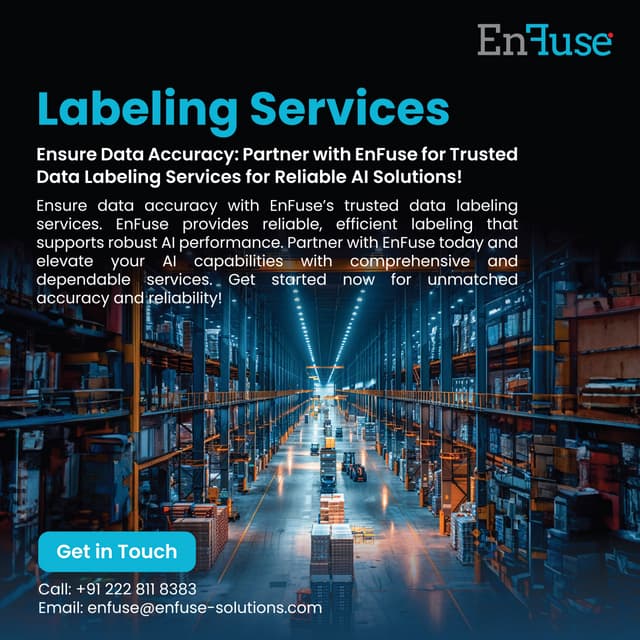 Ensure Data Accuracy: Partner with EnFuse for Trusted Data Labeling ...