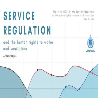Service regulation and the human rights to water and sanitation | PDF