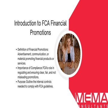 Ensuring Compliance with FCA Financial Promotion Requirements Key ...
