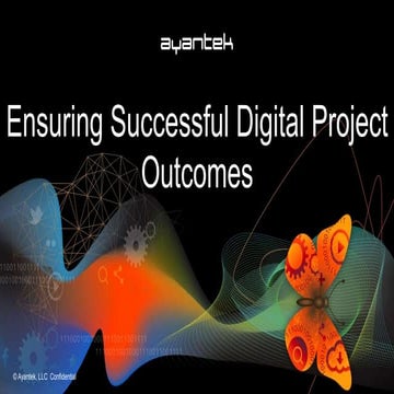 Ensuring successful digital project outcomes | PPT