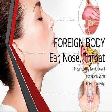 ENT - EAR WAX IMPACTION & FOREIGN BODY final.pptx