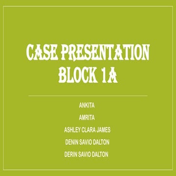 ENT CASE DISCUSSION for cleft upper lips | PPTX