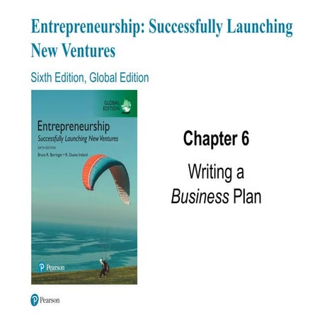 Chapter 4 writing a business plan(entrepreneurship) | PPT