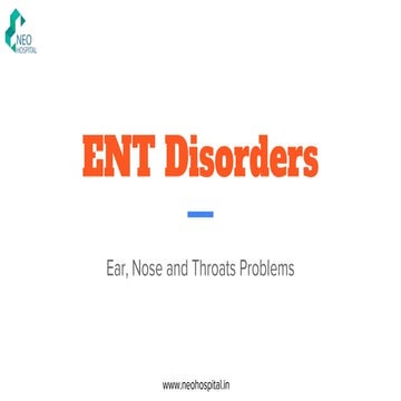 ENT Disorder and Treatment | PPTX