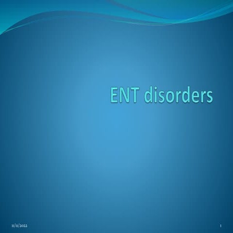 ENT disorders.pptx