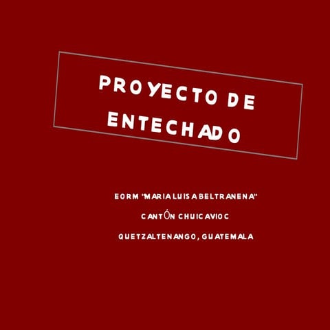 Entechado | PPT
