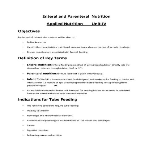 Enteral and Parenteral Nutrition.docx