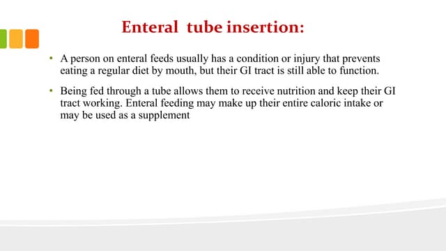 Nasogastric tube insertion | PPT