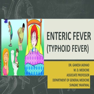 Enteric fever | PPTX