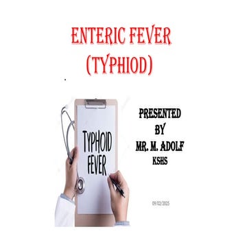 INFECTIOUS DISEASES IN INTERNAL MEDICINE ENTERIC FEVER.pptx