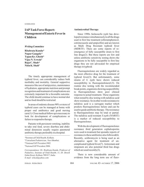 IAP Growth Monitoring Guidelines for Children from Birth to 18 Years | PDF