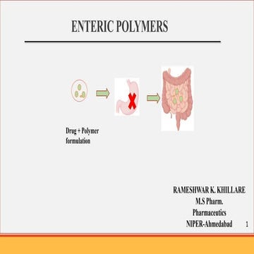 Enteric Coating Polymers - SlideShare | PPTX