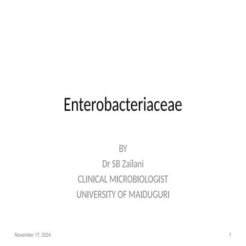 Enterobacteriaceae lecture noteCopy.pptx