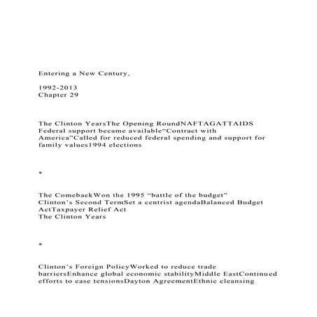 Entering a New Century, 1992-2013Chapter 29T.docx