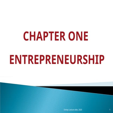 Entrepreneurship introduction and overview.ppt