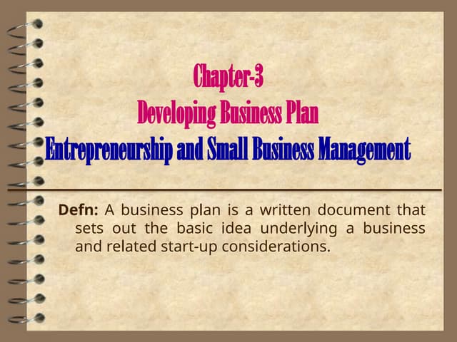 ENTREPRENEURSHIP: LESSON 6 BUSINESS MODEL | PPTX