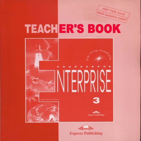 Enterprise 3 teacher's book | PDF
