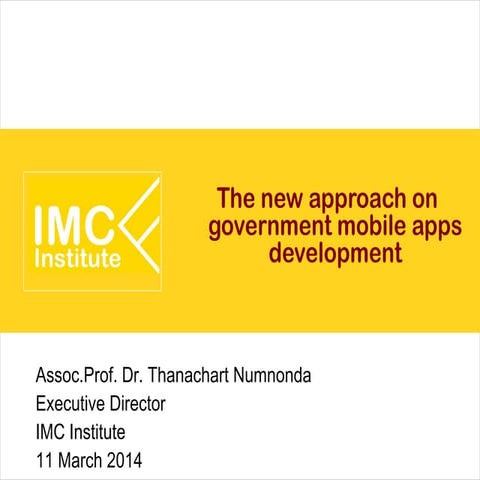 The new approach on government mobile apps development | PDF