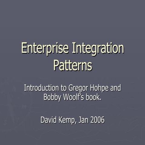 Enterprise Integration Patterns | PPT