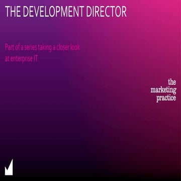 Introducing the Development Director | PPTX