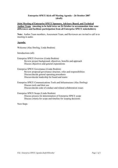 Agenda | PPTX | Technology & Computing