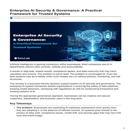 The Databricks AI Security Framework (DASF) | PDF