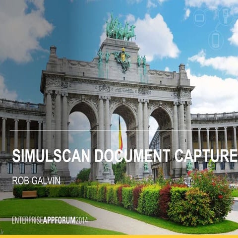 Simulscan Doc Capture AppForum 2014 | PPTX