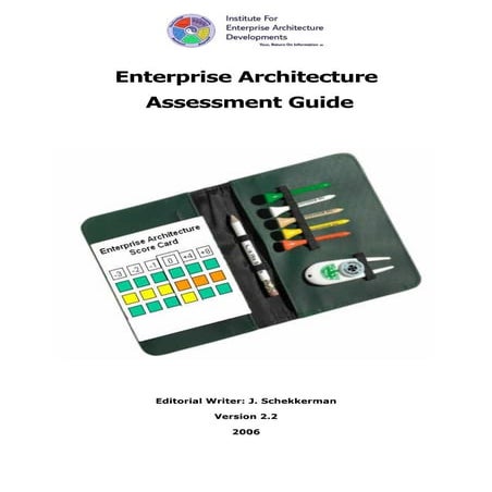Enterprise architecture assessment guide v2.2 | PDF