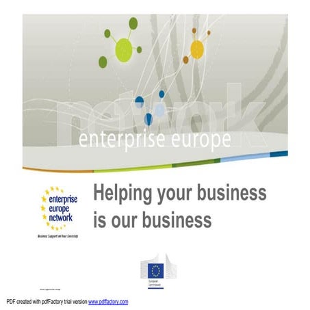 Enterprise Europe Network- General | PDF
