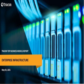 Tracxn - Enterprise Infrastructure - Top Business Models - May 2021 | PPTX