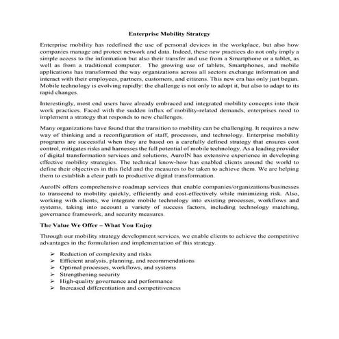 Building a successful enterprise mobility roadmap | PDF