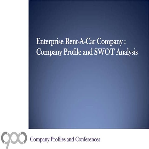 Enterprise Rent-A-Car Company : Company Profile and Company Profile | PPTX