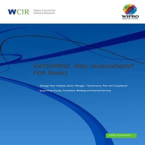 Enterprise risk management_for_banks | PDF
