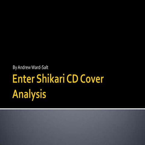 Enter Shikari Analysis | PPTX