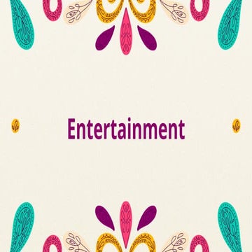 Types of Movies, Music and TV Programs for ESL | PPTX