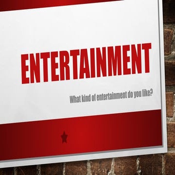 entertainment for english esl teaching.ppt