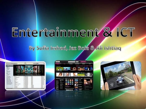 Application of IT in entertainment | PPTX | Computer Animation ...