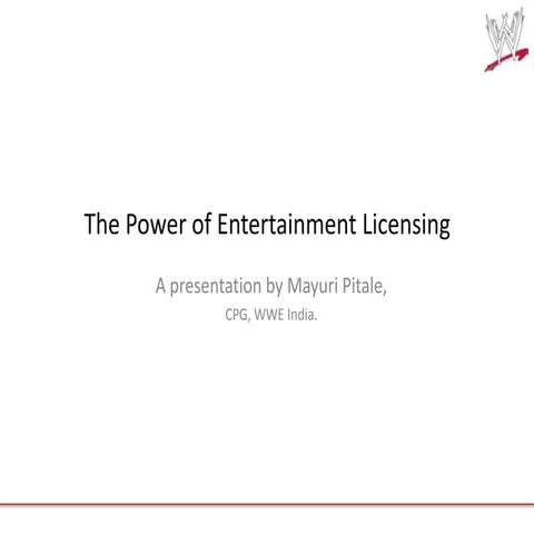 Entertainment licensing in India | PPTX