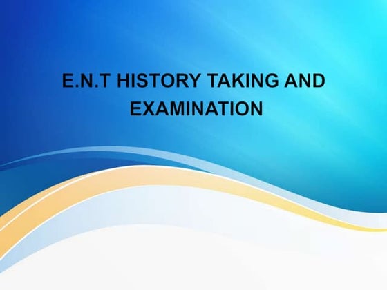 Examination of ear | PPTX
