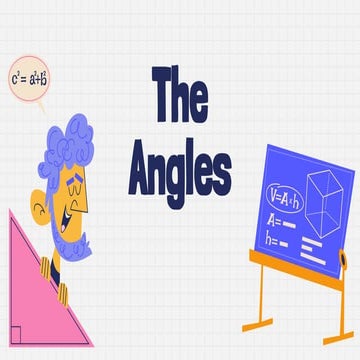 The Angles. Explicacion de los angulos y tipos de angulos | PPT
