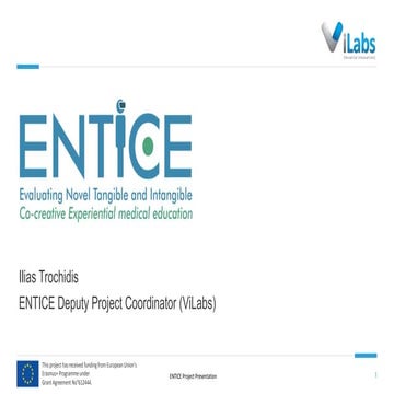 ENTICE project presentation | PPTX