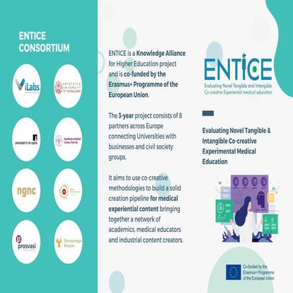 ENTICE - Erasmus+ project overview | PPTX