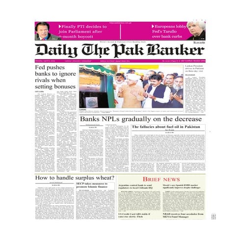 6 April Pak Banker Daily | PDF | Business Banking & Finance | Business